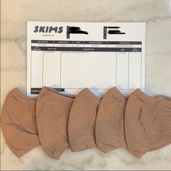 SKIMS | Accessories | Skims Face Mask Sienna Kim Kardashian | Poshmark
